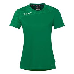 Kempa Damen Trainingsshirt "Trainings-T-Shirt Athletics 29 Women", gr&uuml;n, Gr. XL, Obermaterial: 100% Polyester Pol. recyc.., Shirts