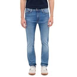 Mustang Herren Slim-fit-Jeans "Herren Style Vegas BeFlex Slim", blau, Gr. 32, unifarben, Denim/Jeans, 98% Baumwolle, 2% Elasthan, Jeans