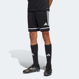 Jungen Trainingsshorts "SQUA25 SHO Y", schwarz-wei&szlig;, Gr. 152, adidas Performance, Obermaterial: 100% Polyester, Hosen, f&uuml;r Kinder, mit Gummizug,