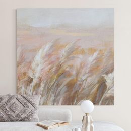 Bilderwelten Akustikbild Aquarell Pampasgras