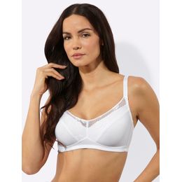 w&auml;schepur W&Auml;SCHEPUR Damen B&uuml;gelloser BH, Gr. 110, wei&szlig;, 82% Polyamid, 18% Elasthan, BHs