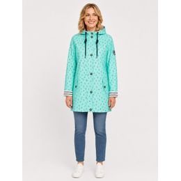 ANKERGLUT Damen Regenjacke "Friesennerz ANKERGLUTZAUBER", blau, Gr. 48, Web, Obermaterial: 100% Polyurethan. Futter: 100% Polyester, Jacken, auch in