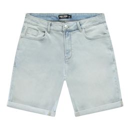 Cars Jeans Herren Jeansbermudas "COLORADO Denim Short", blau, Gr. S, Abriebeffekte, Denim/Jeans, Obermaterial: 76% Baumwolle, 22% Polyester, 2%