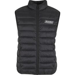 Karl Kani Herren Steppweste "Karl Kani Karl Kani Sport Patch Light Puffer Vest", schwarz, Gr. L, 100% Polyamid, Westen