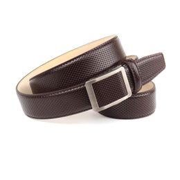 Anthoni Crown Herren Lederg&uuml;rtel, braun, Gr. 90, Rindsleder, G&uuml;rtel