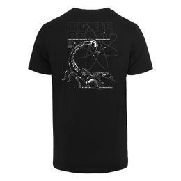 MisterTee Herren T-Shirt "MisterTee Herren Toxic Beast Tee"schwarz, Gr. L, bedruckt, 100% Baumwolle, Shirts