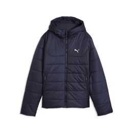 Puma Kinder Winterjacke "Essentials Wattierte Kapuzenjacke Jugendliche", blau, Gr. 116, Obermaterial: 100% Polyester. Futter: 100% Polyester.