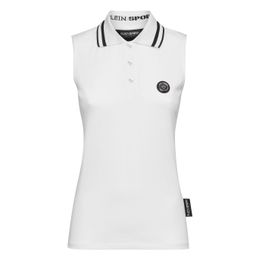 Plein Sport Damen T-Shirt "Rundhals-T-Shirt", wei&szlig;, Gr. S, Obermaterial: 100% Baumwolle, Shirts