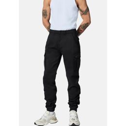 PEAK TIME Herren Cargohose "Siwas", schwarz, Gr. 35, Material: 98% Baumwolle, 2% Elasthan, Hosen, Lange Herren Cargo Pants
