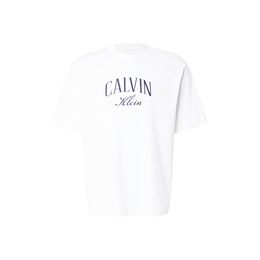 Calvin Klein Jeans T-Shirt Herren Gr&ouml;&szlig;e S enzian / wei&szlig;