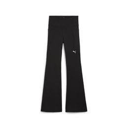 Puma Damen Trainingshose "TAD ESSENTIALS Bootcut-Hose Damen", schwarz, Gr. S, unifarben, Obermaterial: 15% Elasthan, 85% Polyester. Innenbund: 13%