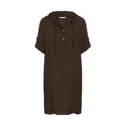Cream Damen Midikleid "Kleid CRLark", braun, Gr. LXL, Obermaterial: 70% Leinen LI. 30% Viskose CV., Kleider