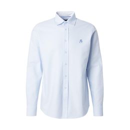 K by KARL LAGERFELD Karl Lagerfeld Button Up Shirt male size 7XL Light blue