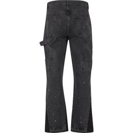 2Y STUDIOS Herren Bequeme Jeans "2Y Studios Nardin Carpenter Straight Jeans"washed grau, Gr. 30, unifarben, 100% Baumwolle, Jeans