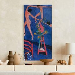 Bilderwelten Akustikbild Henri Matisse - Kapuzinerkresse vor dem Bild 'Der Tanz'
