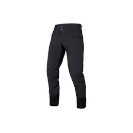 ENDURA Herren Fahrradhose "ENDURA Hose", schwarz, Gr. M, uni, Obermaterial: 100% Nylon NY., Hosen, mit gro&szlig;en Stretchpaneelen