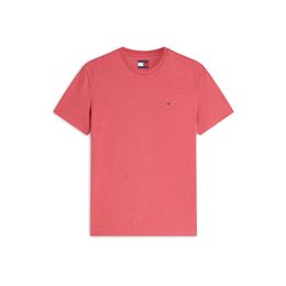 Tommy Jeans Shirt 'Tommy Flag Extra Slim' male size 4XL Light red