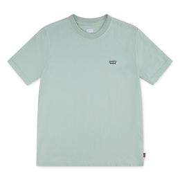 LEVI'S KIDS Jungen T-Shirt "LVB BATWING CHEST HIT", gr&uuml;n, Gr. 6, unifarben, Single Jersey, Obermaterial: 100% Baumwolle, Shirts, Mit Logo Stickerei