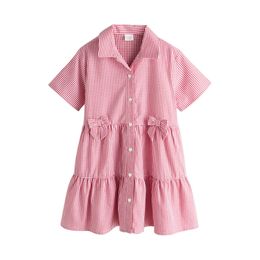 next Kleid M&auml;dchen Gr&ouml;&szlig;e 128 rot / wei&szlig;