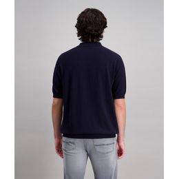 Herren Poloshirt "Polo Strick mit zipper", blau, Gr. XXXL, Pioneer Authentic Jeans, unifarben, Jersey, Obermaterial: 100% Baumwolle, Shirts, mit