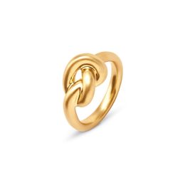 Tchibo - Ring &raquo;Knot&laquo; - Damen - Gr. 19 - gold