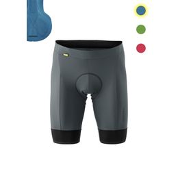 Gonso Herren Fahrradhose "SITIVO M", grau, Gr. XL, 65% Polyamid, 35% Elasthan, Hosen, Herren Radhose, Radlerhose mit speziellem Sitzpolster, Tight Fit