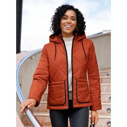 Classic Basics Damen Steppjacke, braun, Gr. 42, unifarben, 100% Polyester, Wattierung:100% Polyester, Jacken