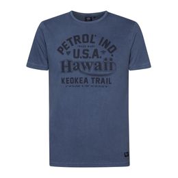 PETROL INDUSTRIES Shirt 'Soothe' male size XXXL marine blue / Black