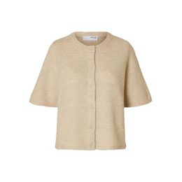 Selected Knit Cardigan 'SLFLULU' female size XL mottled beige