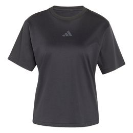 adidas Sportswear Funktionsshirt 'Z.N.E.' Damen Gr&ouml;&szlig;e S grau / schwarz