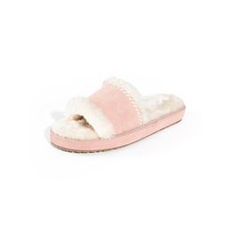 Minnetonka Slippers ' Loni' female size 39 Pink / White