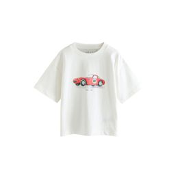 next T-Shirt Jungen Gr&ouml;&szlig;e 80 rot / schwarz / wei&szlig;