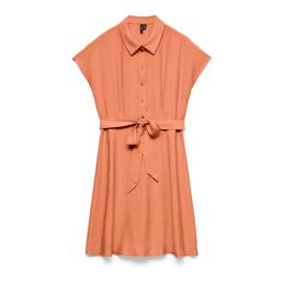 V&eacute;ro Moda Vero Moda Kleid 'VMATHENA' Damen Gr&ouml;&szlig;e 34 apricot Sommerkleid