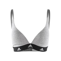adidas Sportswear Sport-BH Damen Gr&ouml;&szlig;e S graumeliert / schwarz / wei&szlig;