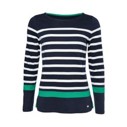 Tchibo - Gestreiftes Langarmshirt - Damen - Gr. XL - dunkelblau/gestreift
