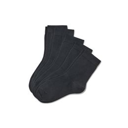 Tchibo - 5 Paar Socken - Damen - Gr. 39-42 - schwarz
