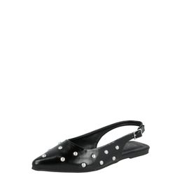 Only Ballerina 'ONLAURA-11' Damen Gr&ouml;&szlig;e 39 schwarz / silber Sommerschuhe