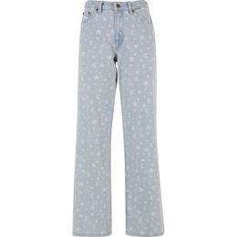 Karl Kani Damen Bequeme Jeans "Karl Kani Damen", blau, Gr. 29, 100% Baumwolle, Jeans