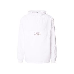 MisterTee Damen Allwetterjacke "MisterTee Think Different Basic Pull Over Jacket", wei&szlig;, Gr. L, mehrfarbig, 100% Polyester, Jacken