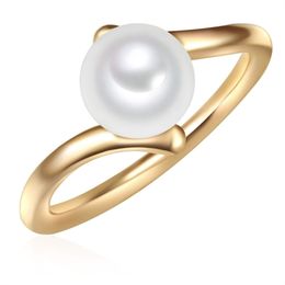 Valero Pearls Ring female size 64 Gold / Pearl white