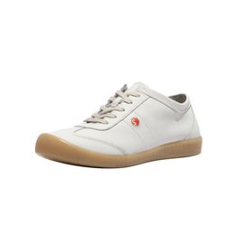 Softinos Damen Sneaker "Softinos Sneaker Glattleder", Gr. 38, wei&szlig;, Glattleder, Schuhe