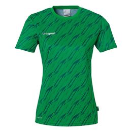 Uhlsport Damen Trainingsshirt "Trainings-T-Shirt Progressive 28 Women", gr&uuml;n, Gr. XS, Obermaterial: 100% Polyester Pol. recyc.., Shirts