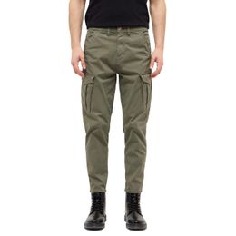 Mustang Herren 5-Pocket-Hose "Herren Style Lex Cargo"6421 gr&uuml;n, Gr. 36, unifarben, Web, 98% Baumwolle, 2% Elasthan, Hosen