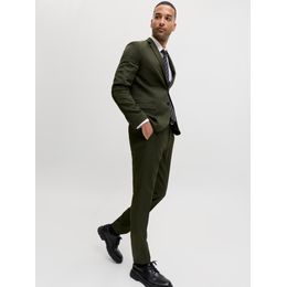 Jack & Jones JACK & JONES Herren Anzug "JPRCOSTA SUIT", gr&uuml;n, Gr. 50, unifarben, Web, Obermaterial: 100% Polyester, Anz&uuml;ge, aus Polyester, sehr schmale Passform,