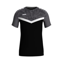 Jako Funktionsshirt Jungen Gr&ouml;&szlig;e 116 anthrazit / schwarz / wei&szlig;