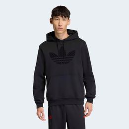 Herren Kapuzensweatshirt "MONOGRAM HD", schwarz, Gr. XXL, adidas originals, Obermaterial: 70% Baumwolle, 30% Polyester, Sweatshirts