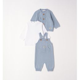 IDO M&auml;dchen Shorts "BABY BOY SET", blau, Gr. 92, 100% Baumwolle, Hosen