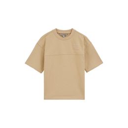 WE Fashion WE Fashion Jongens sweat T-shirt met print Jungen Gr&ouml;&szlig;e 140/152 beige