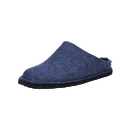 Haflinger Damen Hausschuh "Haflinger Hausschuhe Filz", Gr. 46, blau, Filz, Schuhe
