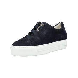 Paul Green Damen Schn&uuml;rschuh "Paul Green Halbschuhe Veloursleder", Gr. 43, blau, Veloursleder, Schuhe